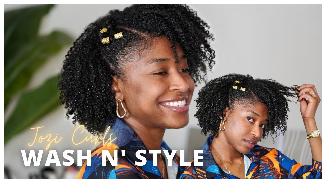 Wash n Go Style Using $5 Products! | QUICK Wash Day Routine - YouTube