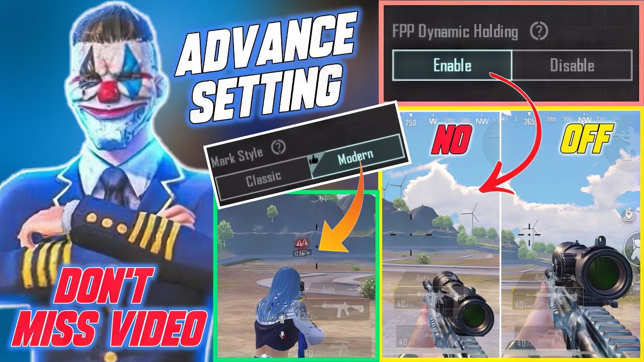 Bgmi Advance Setting / Bgmi Best setting video / Best Bgmi Setting best ...