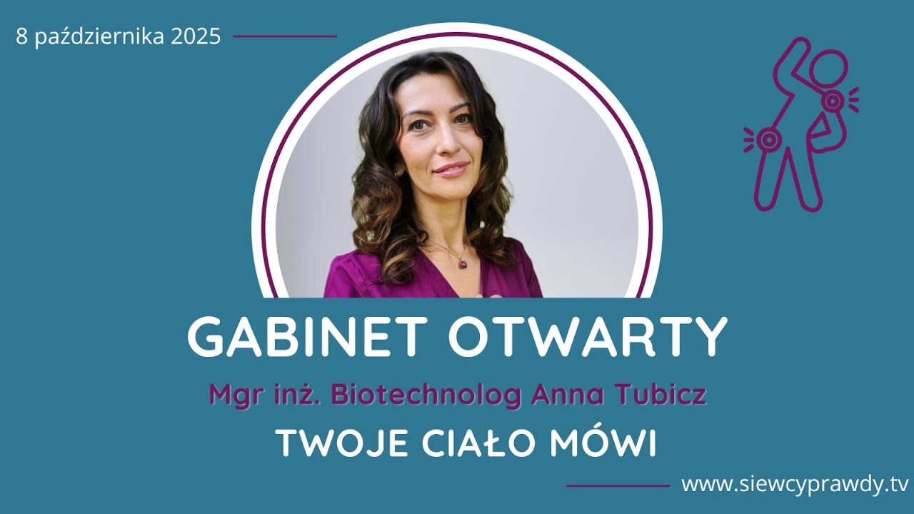 Twoje ciało mówi - Mgr inż. Biotechnolog Anna Tubicz - YouTube