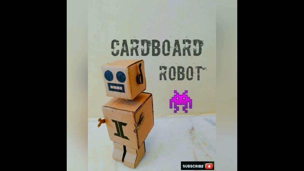how to make cardboard robot 👾 - YouTube