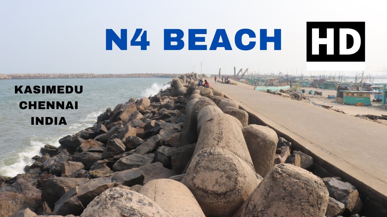 N4 Beach|HD|காசிமேடு மீன்பிடித் துறைமுகம்|Kasimedu Beach| Royapuram ...