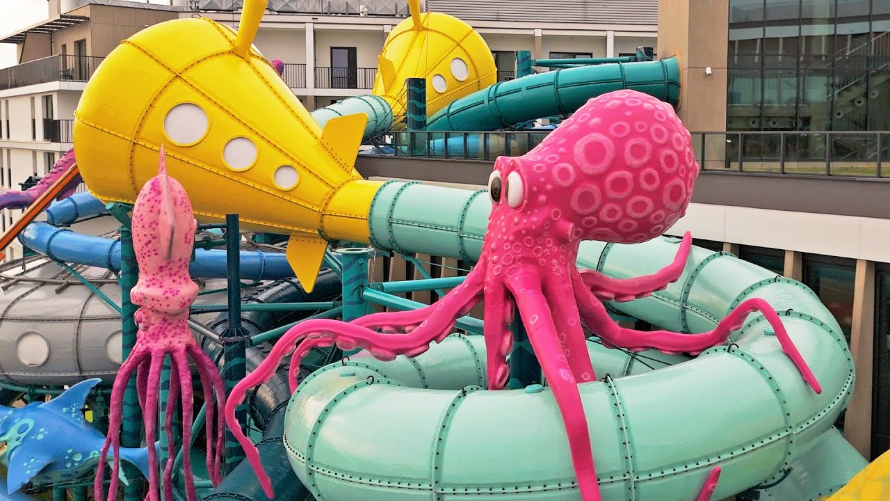 Insane Multimedia Funnel Waterslide [NEW] Aquapark Międzyzdroje - YouTube