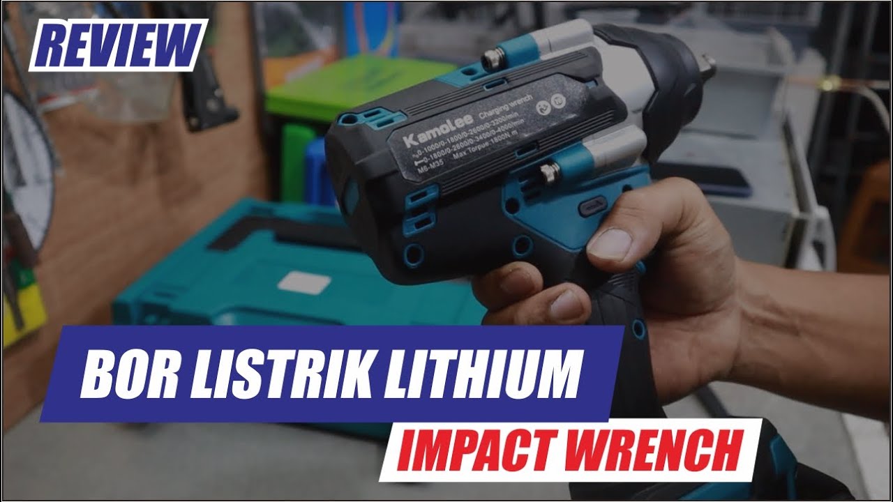 REVIEW BOR TANGAN IMPACT WRENCH KAMOLEE! - YouTube