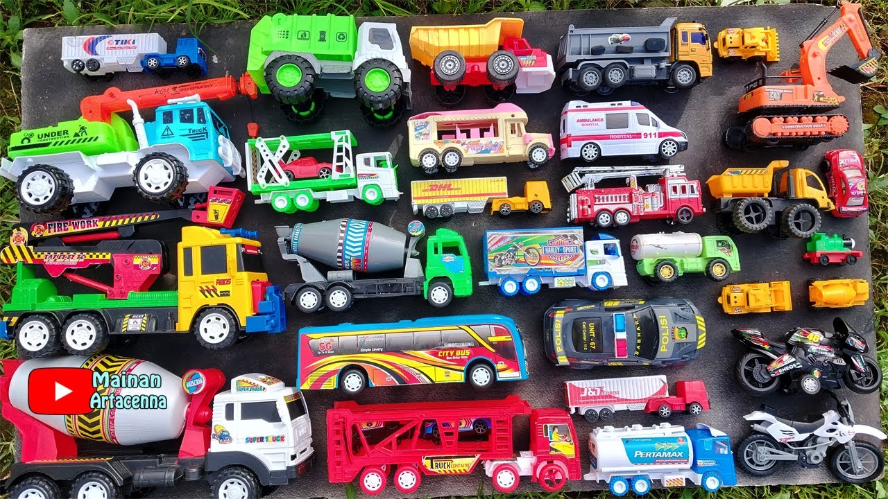 mainan mobil mobilan motor cross, motor balap, truk molen, mobil balap ...