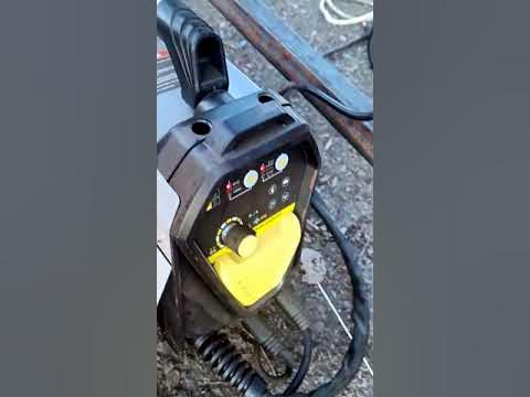 Сварка забора порошковой проволокой, без газа. Сварочный полуавтомат ...