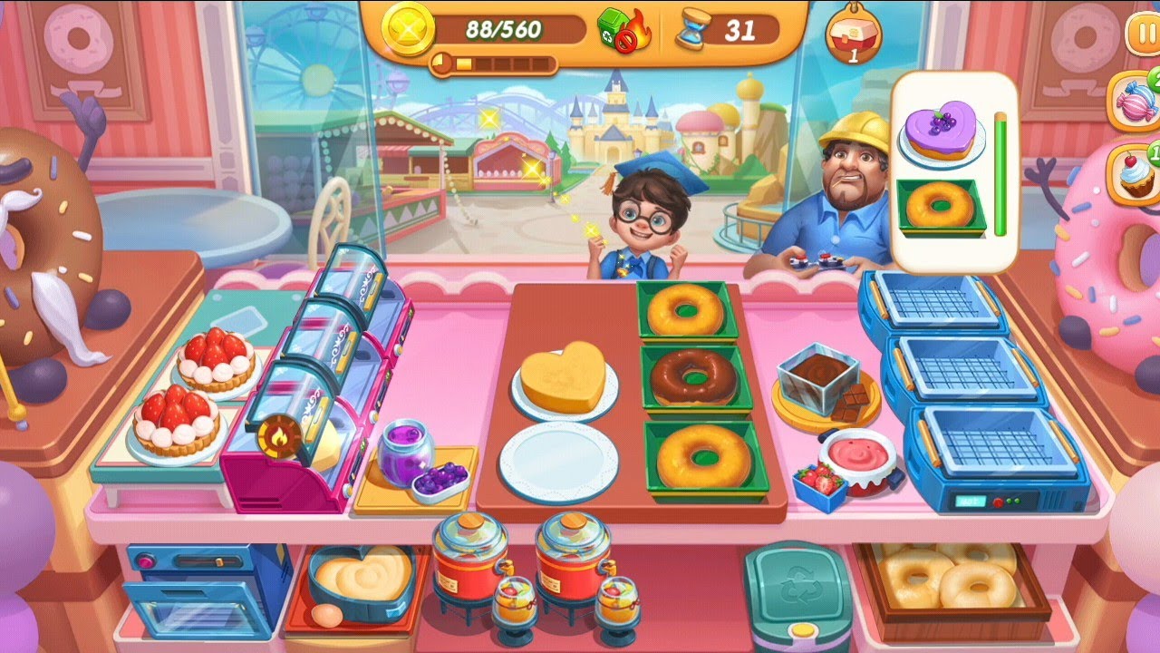 Cooking City game New Cooking Hard Level 14 To 19 Complete...🍩🍹🥤🍰🧁 ...
