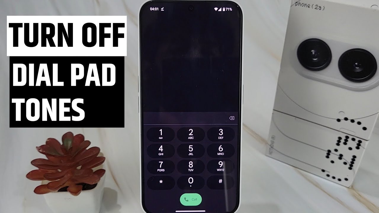 how to turn off dial pad tones in nothing phone 2a - YouTube