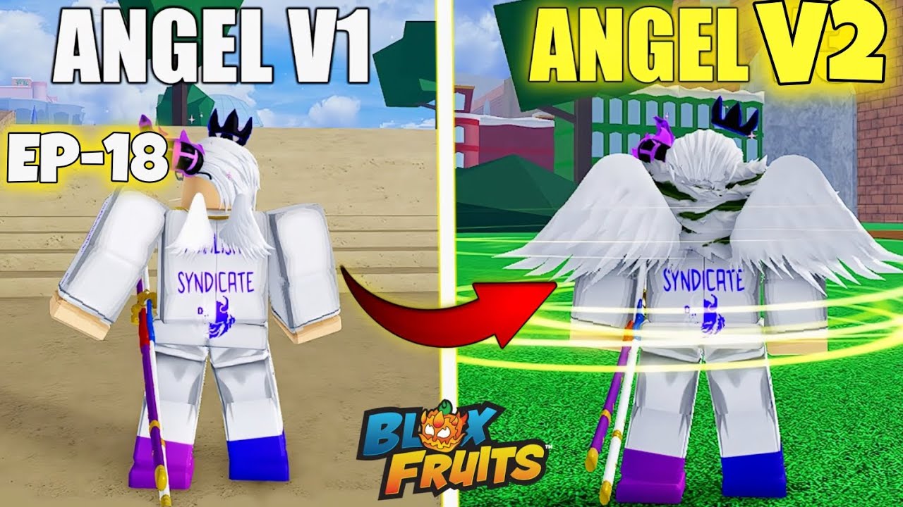 I Finally Unlocked Angel V2 😇EP-18 हिंदी में | Blox Fruits Roblox - YouTube