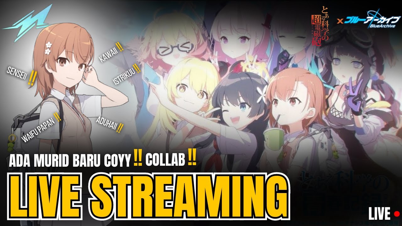 Hari ini kita kedatangan murid baru BLUE ARCHIVE X TOARU KAGAKU NO RAILGUN T !! (#bluearchive ...