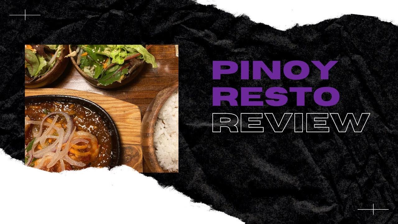 Pinoy restaurant review :) - YouTube
