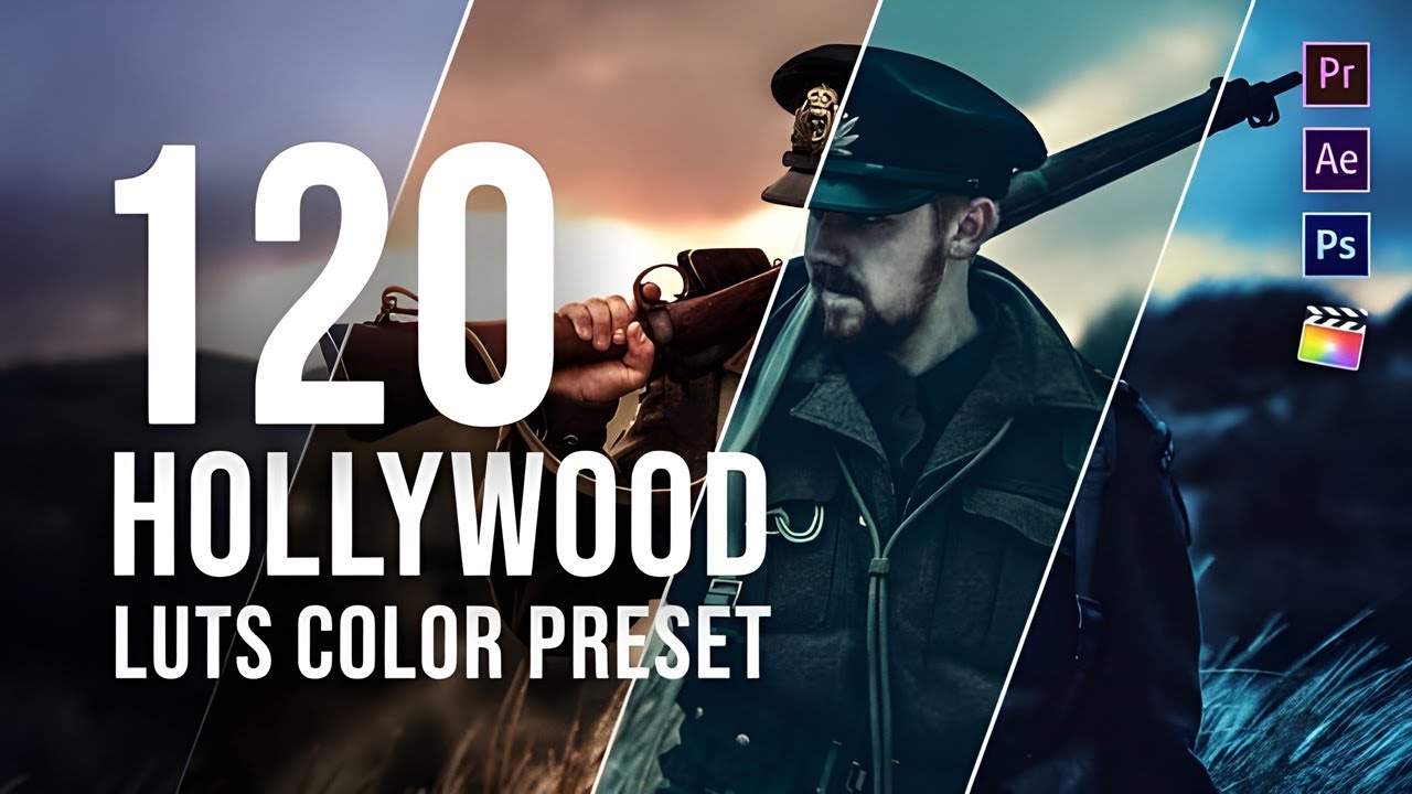 Hollywood Film LUTs Color Grading - Premiere Pro Presets - YouTube