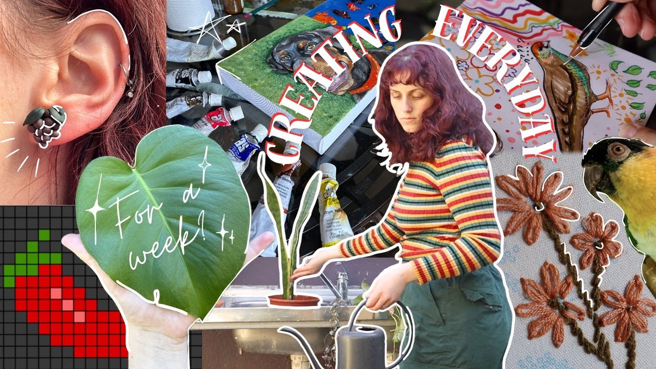 BEING CREATIVE EVERYDAY FOR A WEEK | can i make something different ...