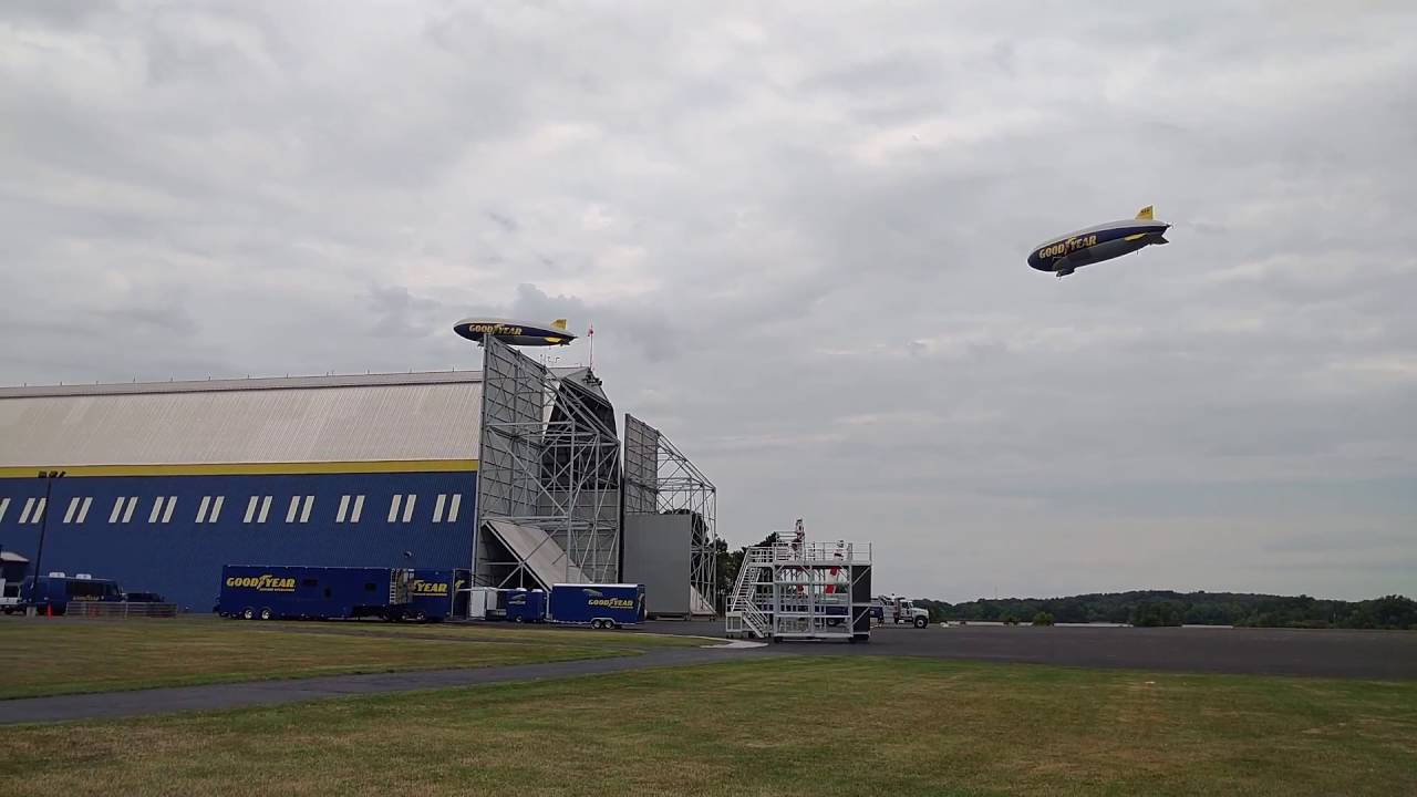 Goodyear Zeppelin NT's Wingfoot One and Two Tandem Flight - YouTube