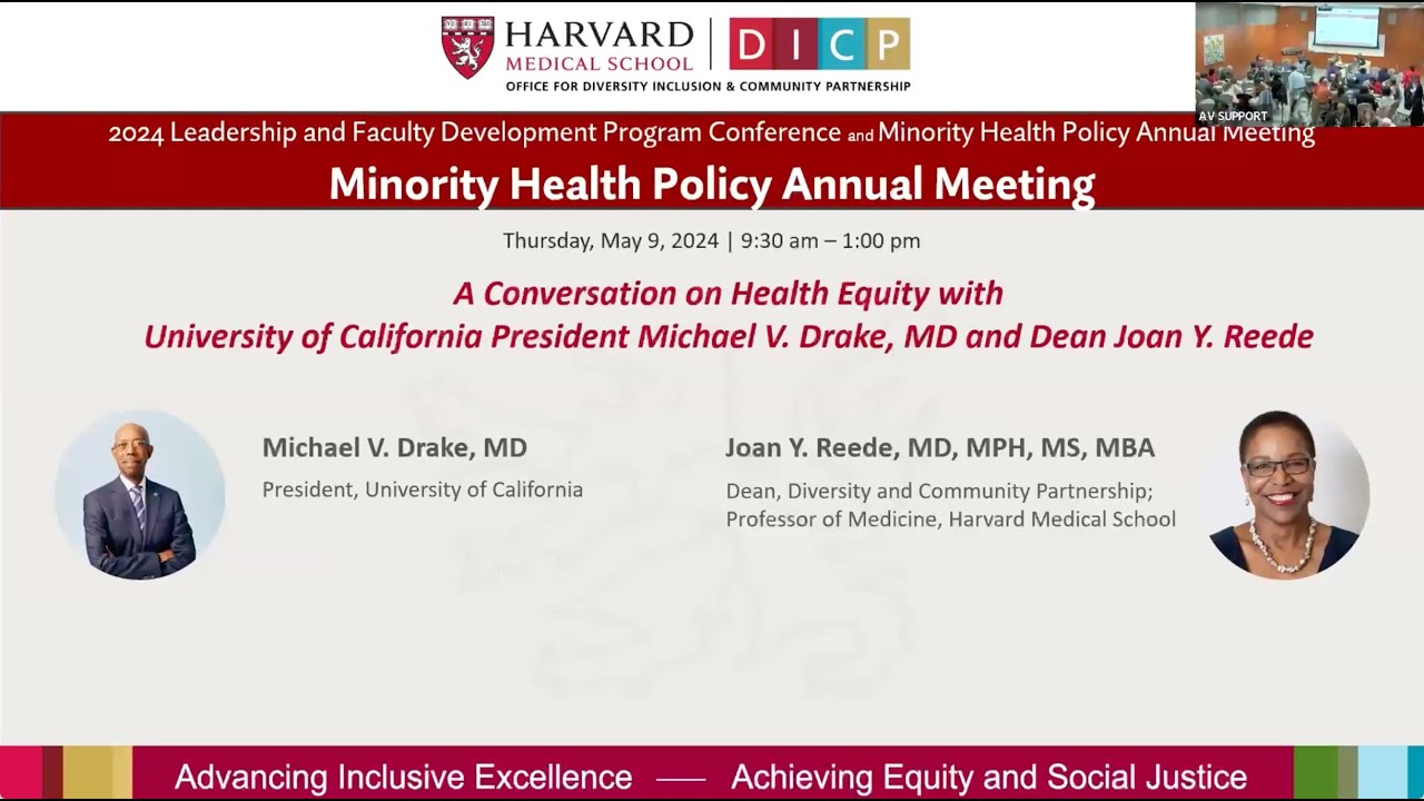 2024 LFDP Minority Health Policy Annual Meeting - Keynote with Michael ...