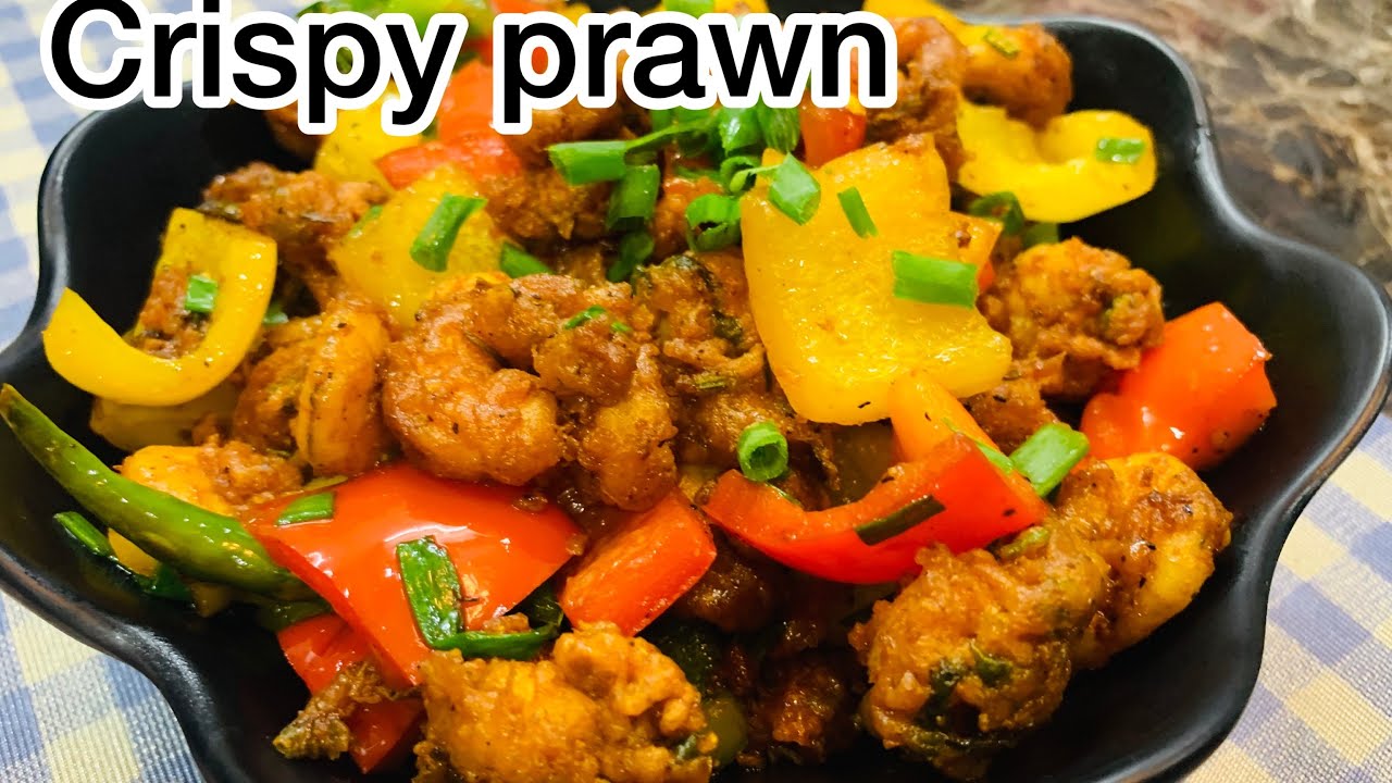 Chilli prawns | chilli garlic prawns | crispy prawn fry | Shrimp fry at ...