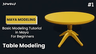 Maya Modeling Tutorial for Beginners - YouTube