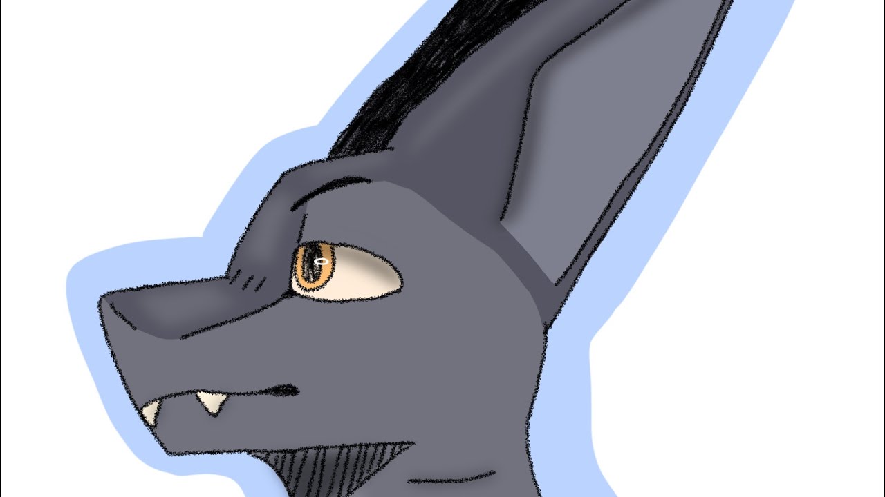 Drawing a anthro Shark and Manokit headshot! - YouTube