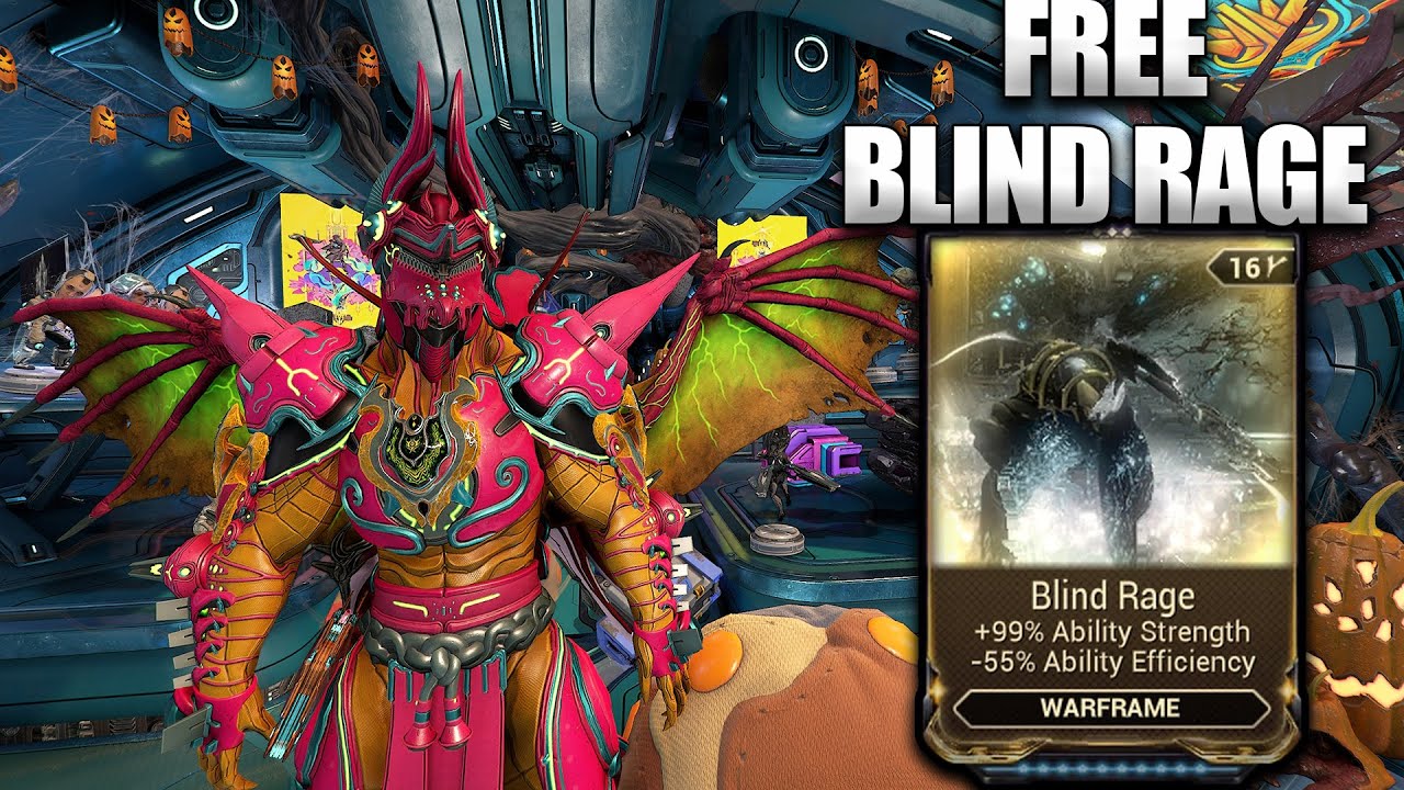 Warframe Free Blind Rage Corrupted Mod Alert Now! - YouTube