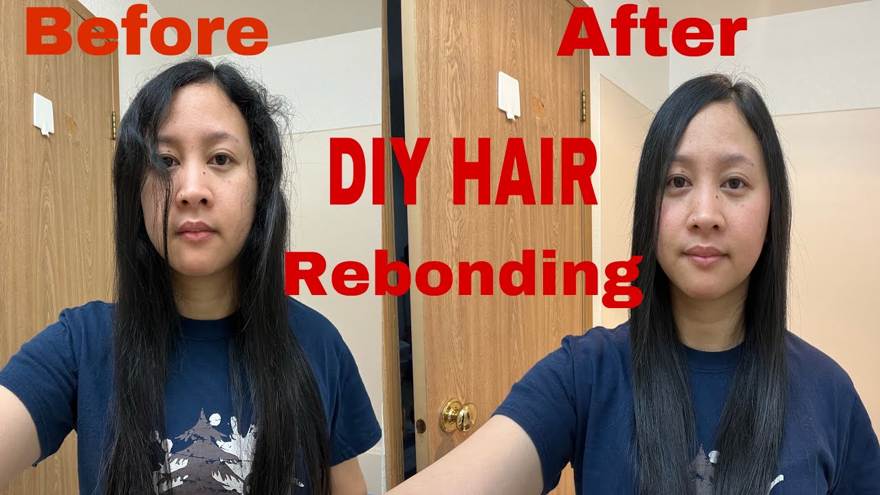 DIY HAIR REBONDING AT HOME/JAPANESE SHISEIDO PERMANENT HAIR ...