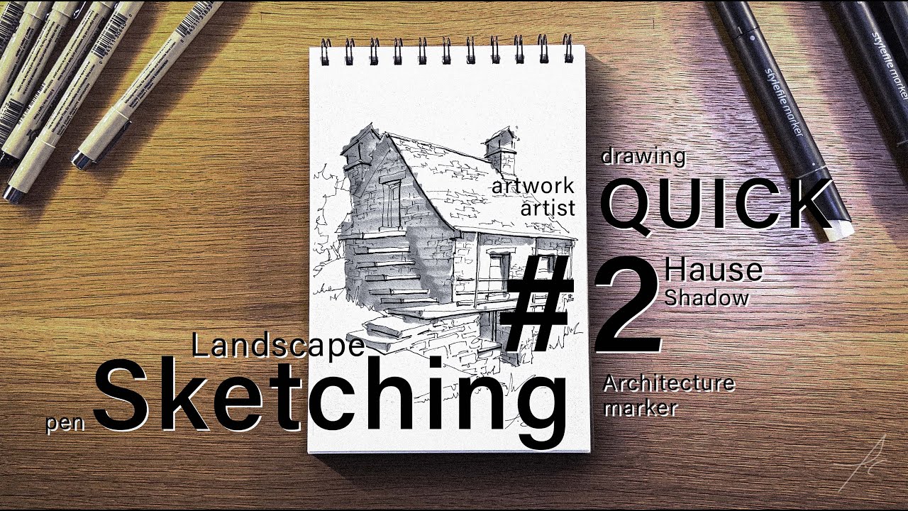 Quick SKETCHING № 2 I Sketchbook - YouTube