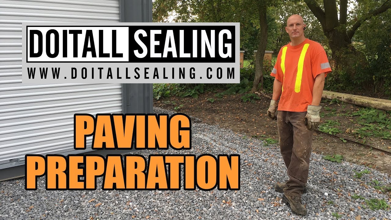 Paving Preparation (Partial Video) - YouTube