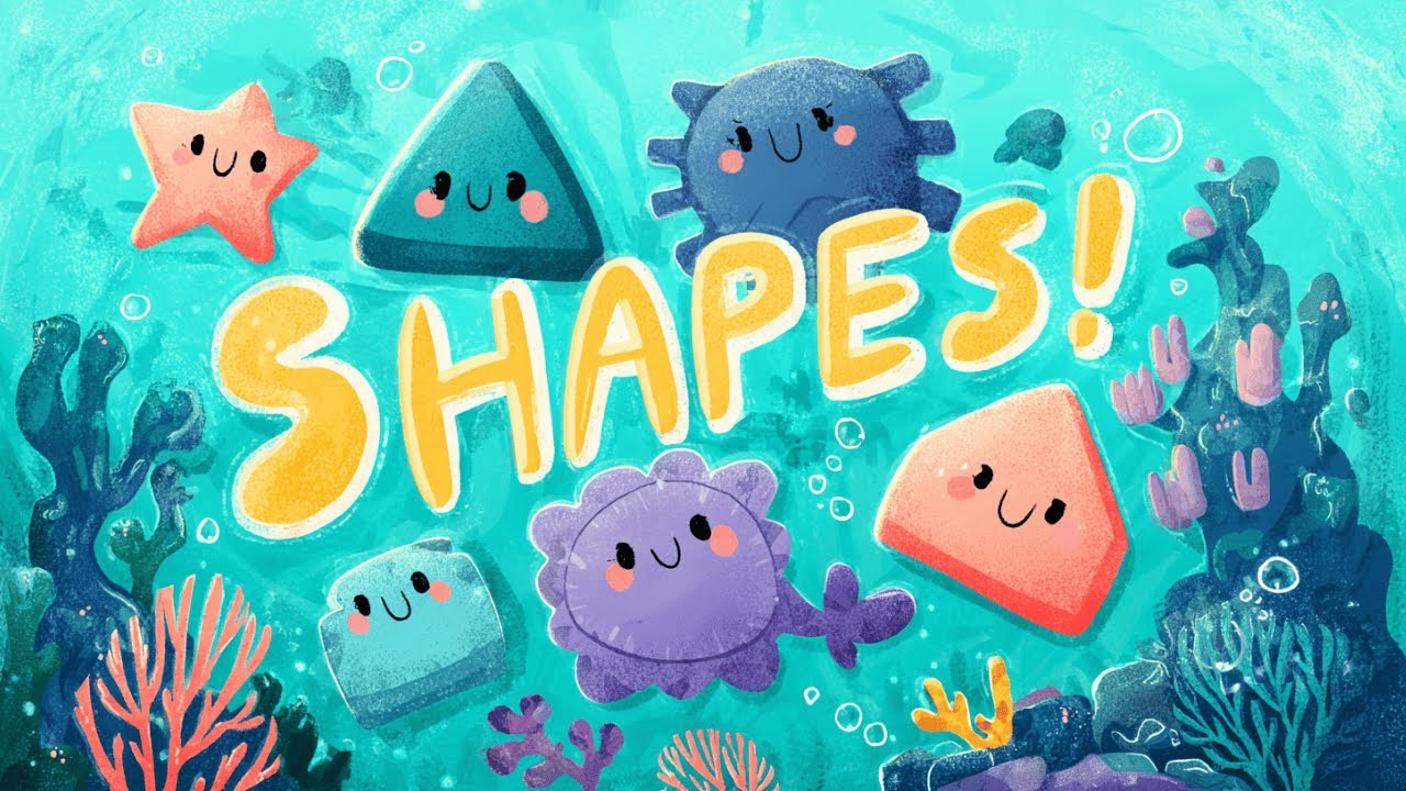 Underwater Shapes Adventure 🐠 Learn Shapes for Kids - YouTube
