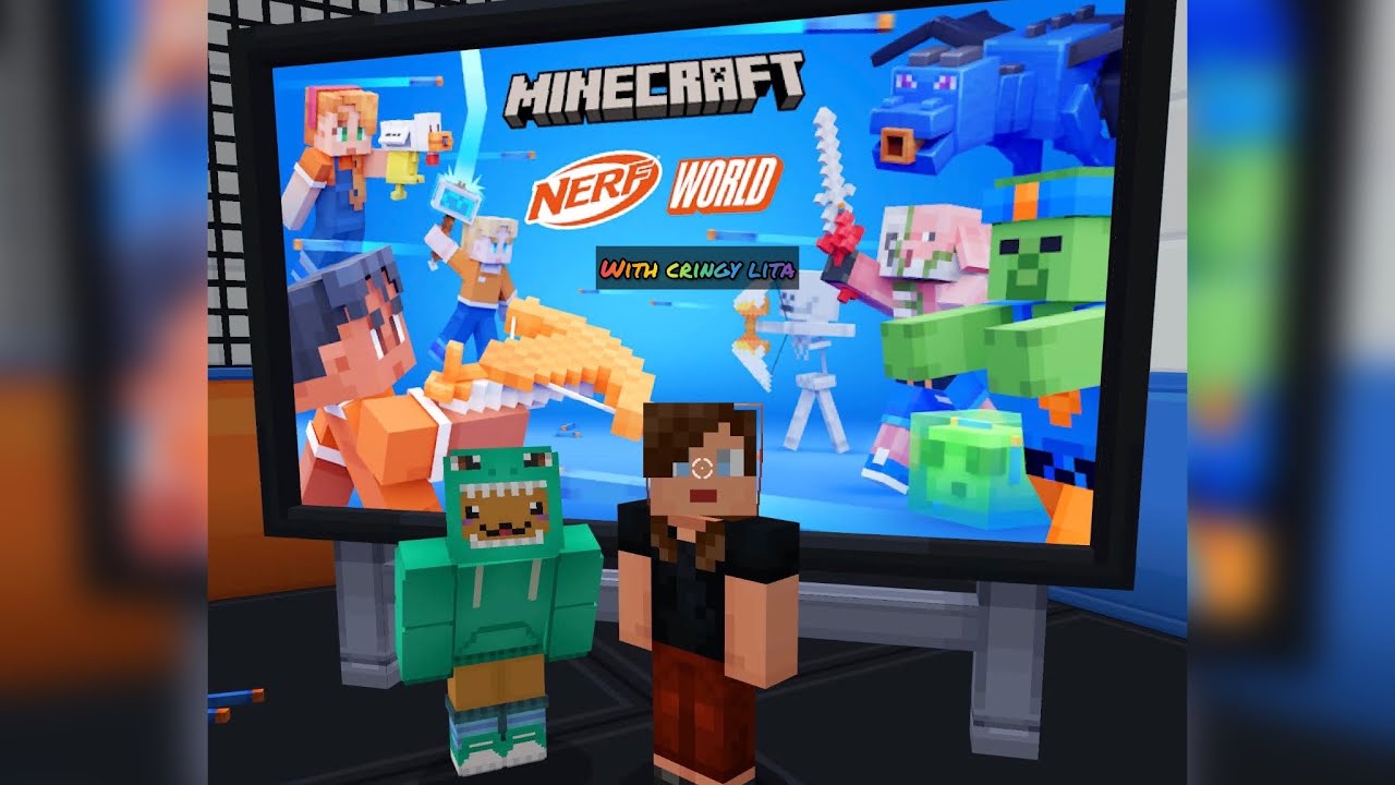 Nerf world Minecraft - YouTube