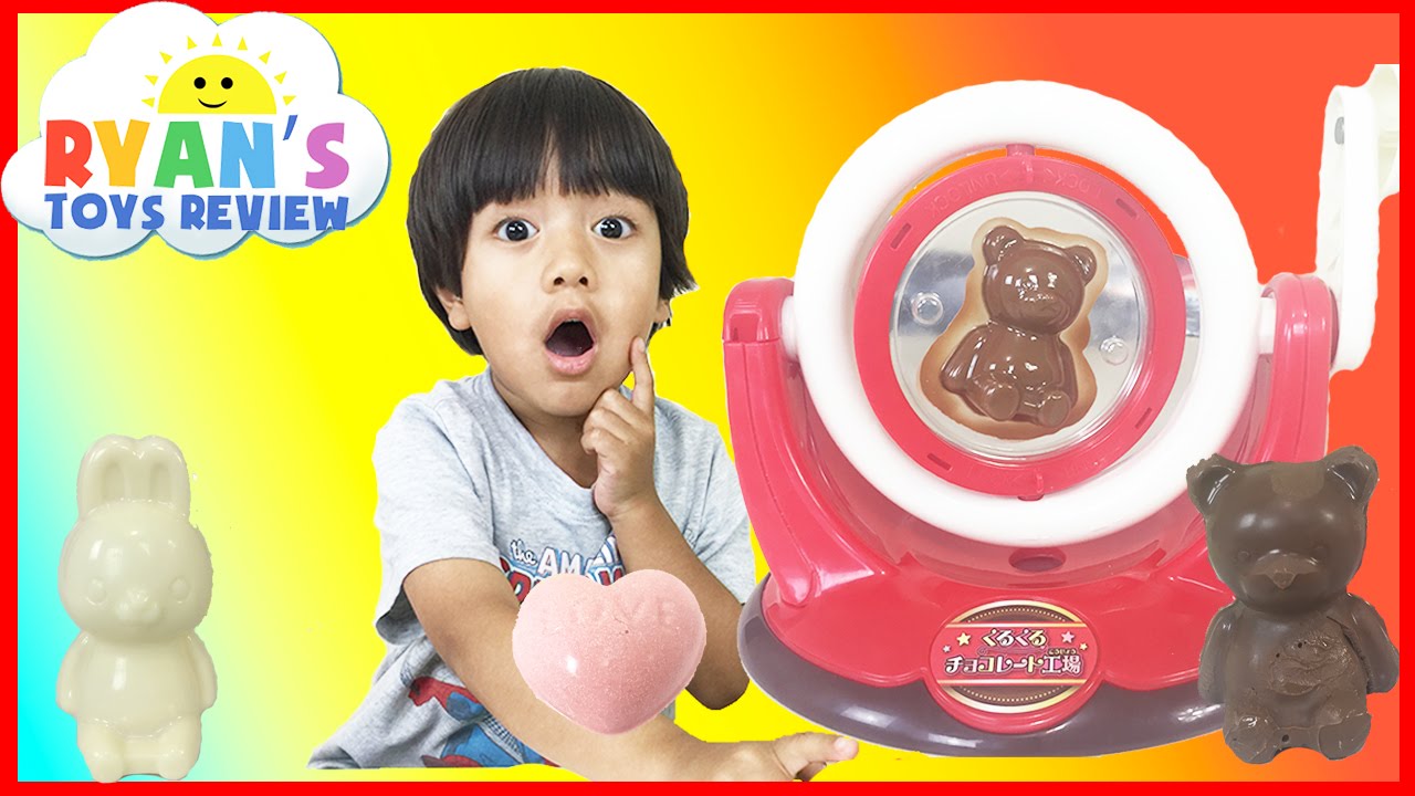 Ryan reviews DIY Japanese Chocolate Maker Toy! - YouTube