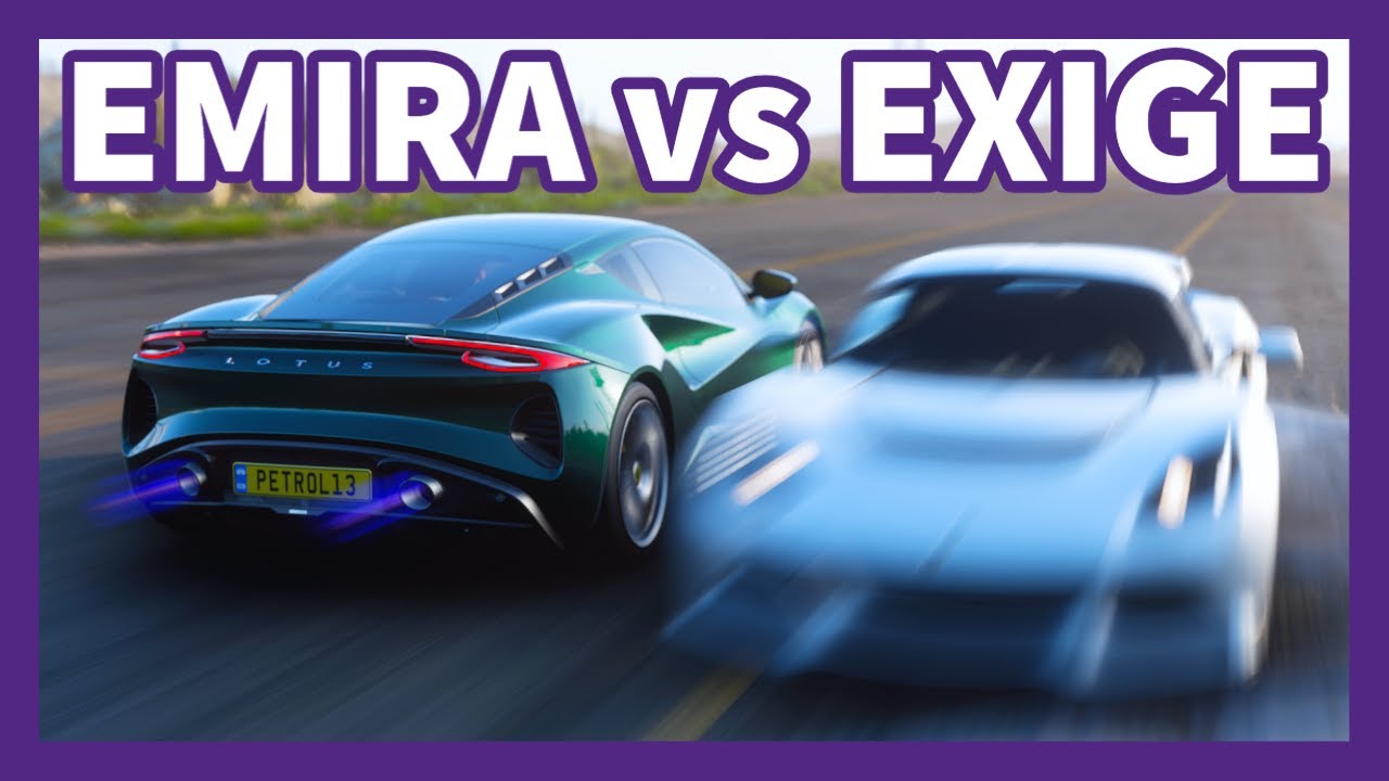 NEW Lotus EMIRA vs EXIGE! Old vs New Lotus Comparison! | Forza Horizon ...