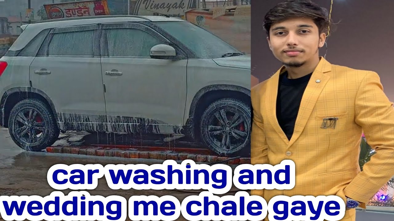 car washing and wedding me chale gaye boahat khoob full enjoyment 😜😀 ...