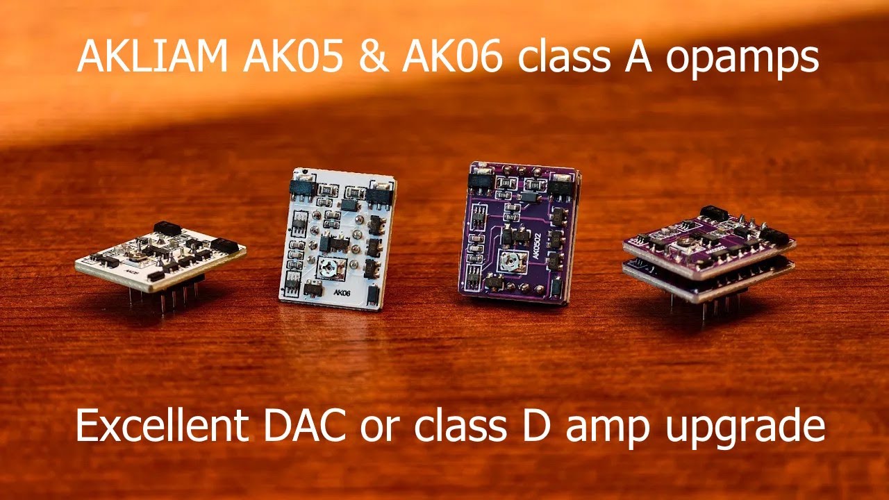 Review: AKLIAM AK05 and AK06 discrete class A opamps: as good as LC5 ...
