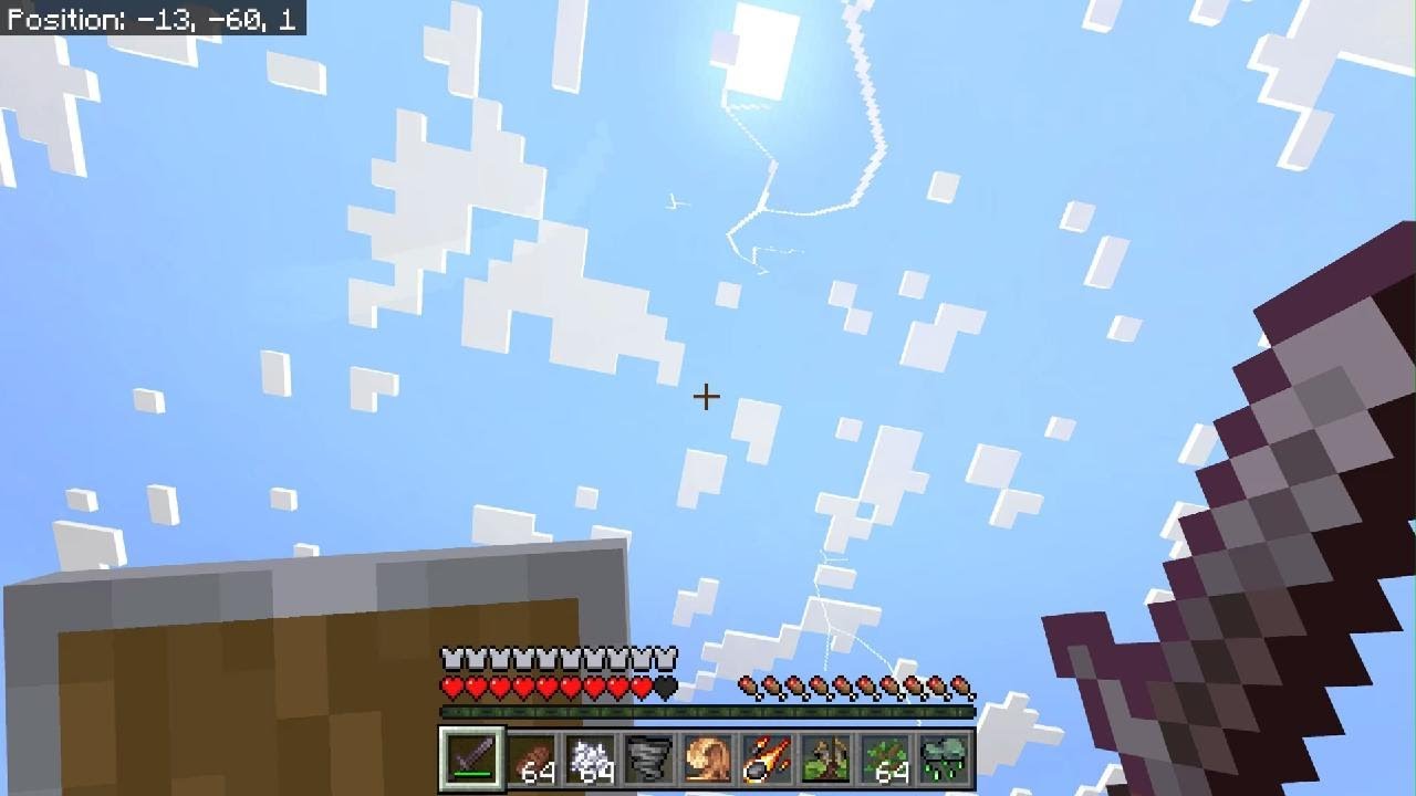 Minecraft bedrock natural disasters addon - YouTube