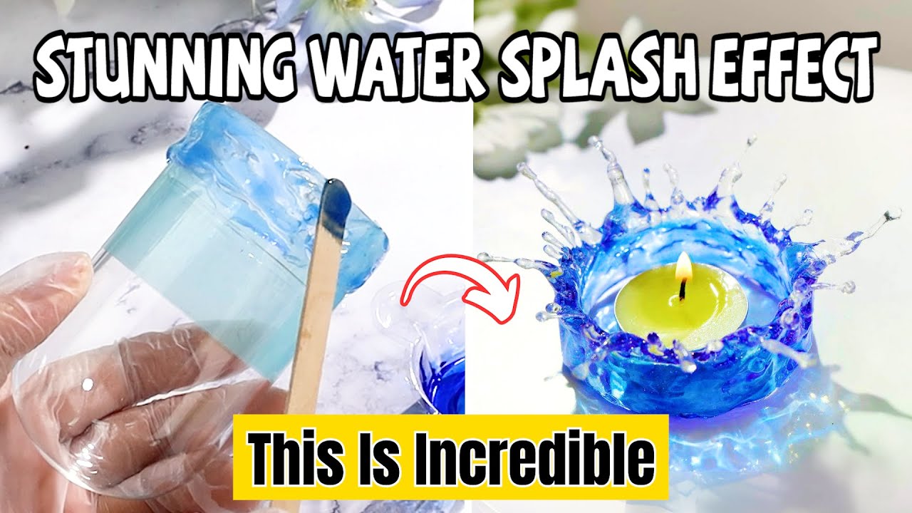 REALISTIC!!💧How To Make Resin Water Splash Effect - YouTube