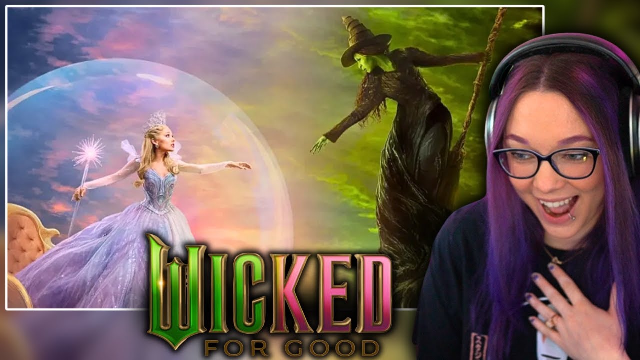 I Am Crying Over This! - Wicked For Good Trailer REACTION - YouTube