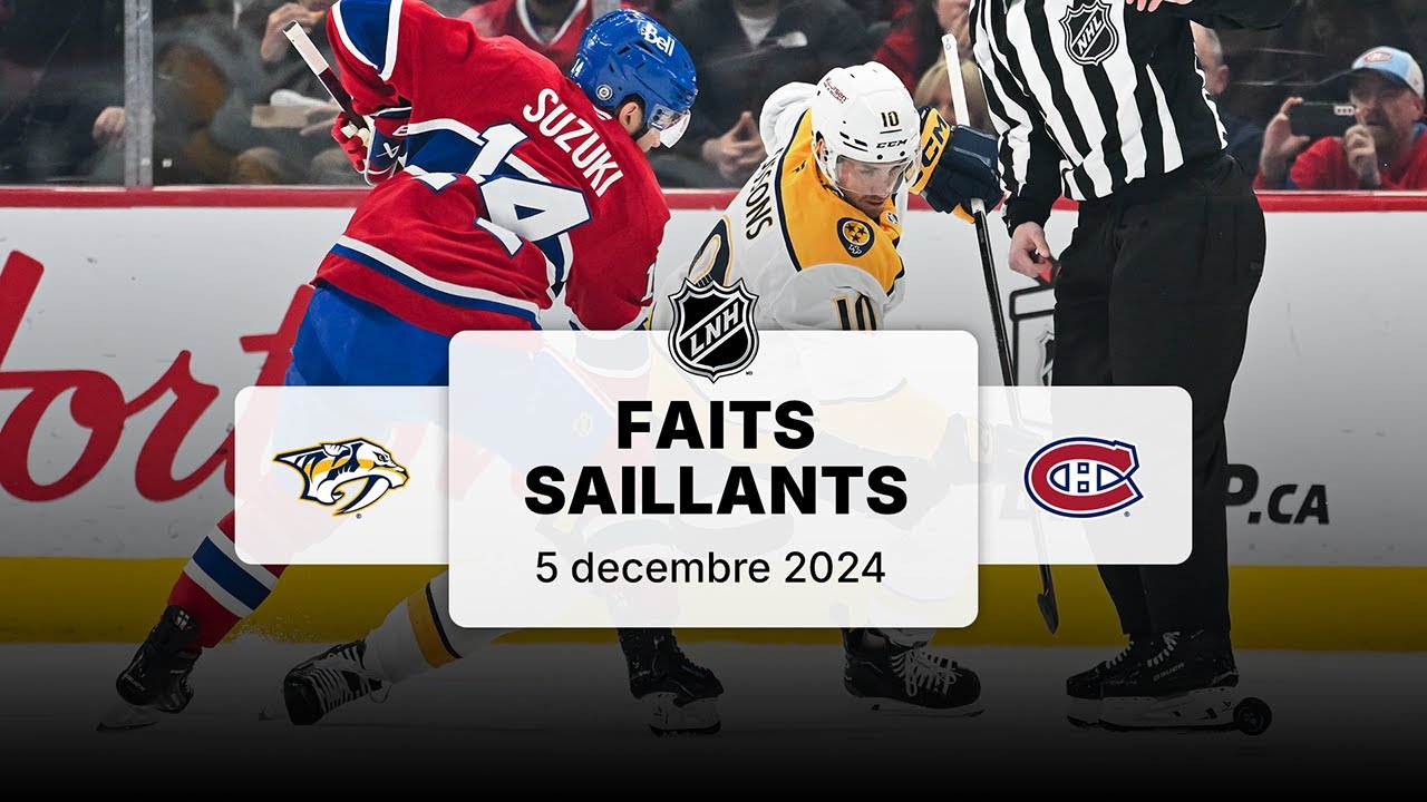 Predators vs Canadiens 05/12 | Faits saillants - YouTube