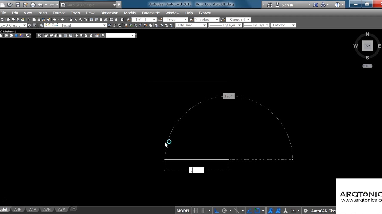 Comando linha (line) - Função básica no AutoCad aula 01. - YouTube