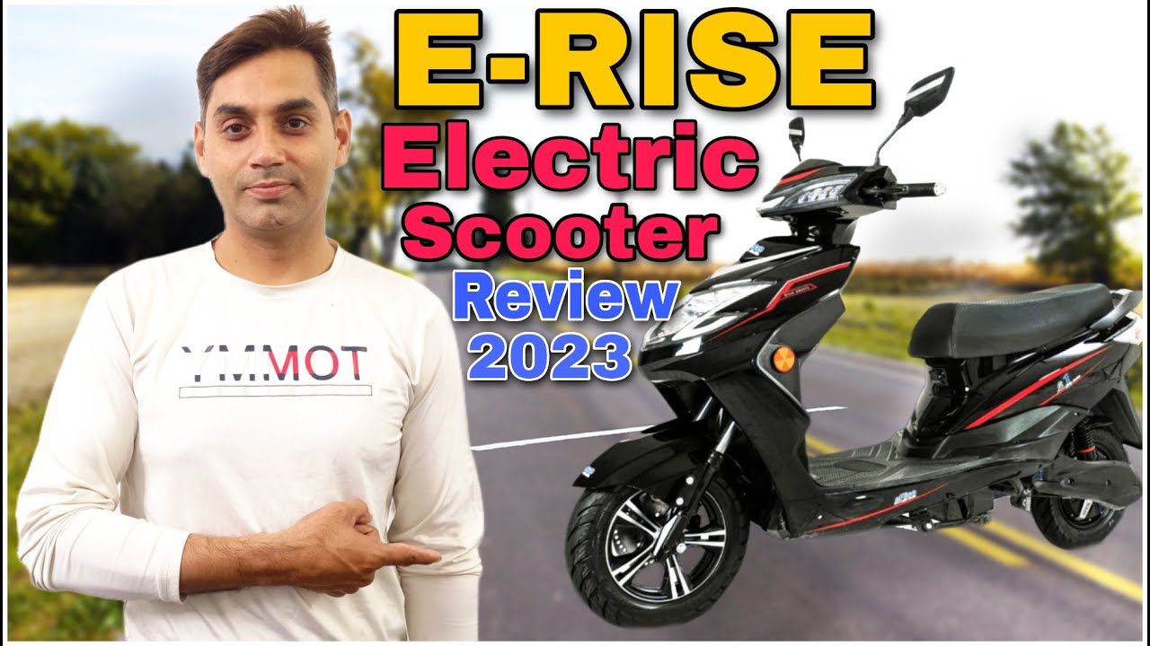 E RISE Electric Scooter review! Without Licence ke Chalao! Electric 🛵!🤯 ...