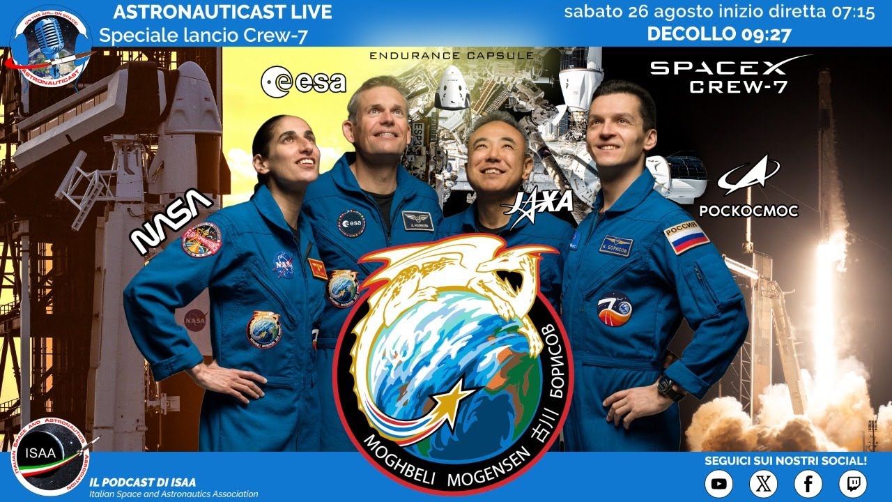 AstronautiCAST Speciale: Dragon Crew-7 Lancio - YouTube