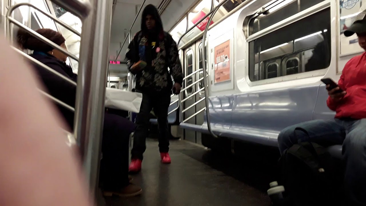 New York City subway - man hustling on train, 1/28/19 - YouTube