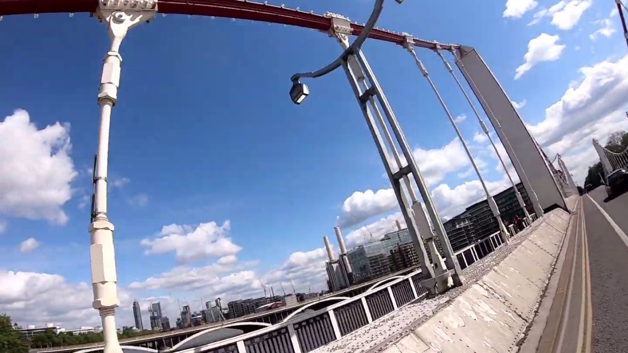 Beautiful Chelsea Bridge -cycling - YouTube