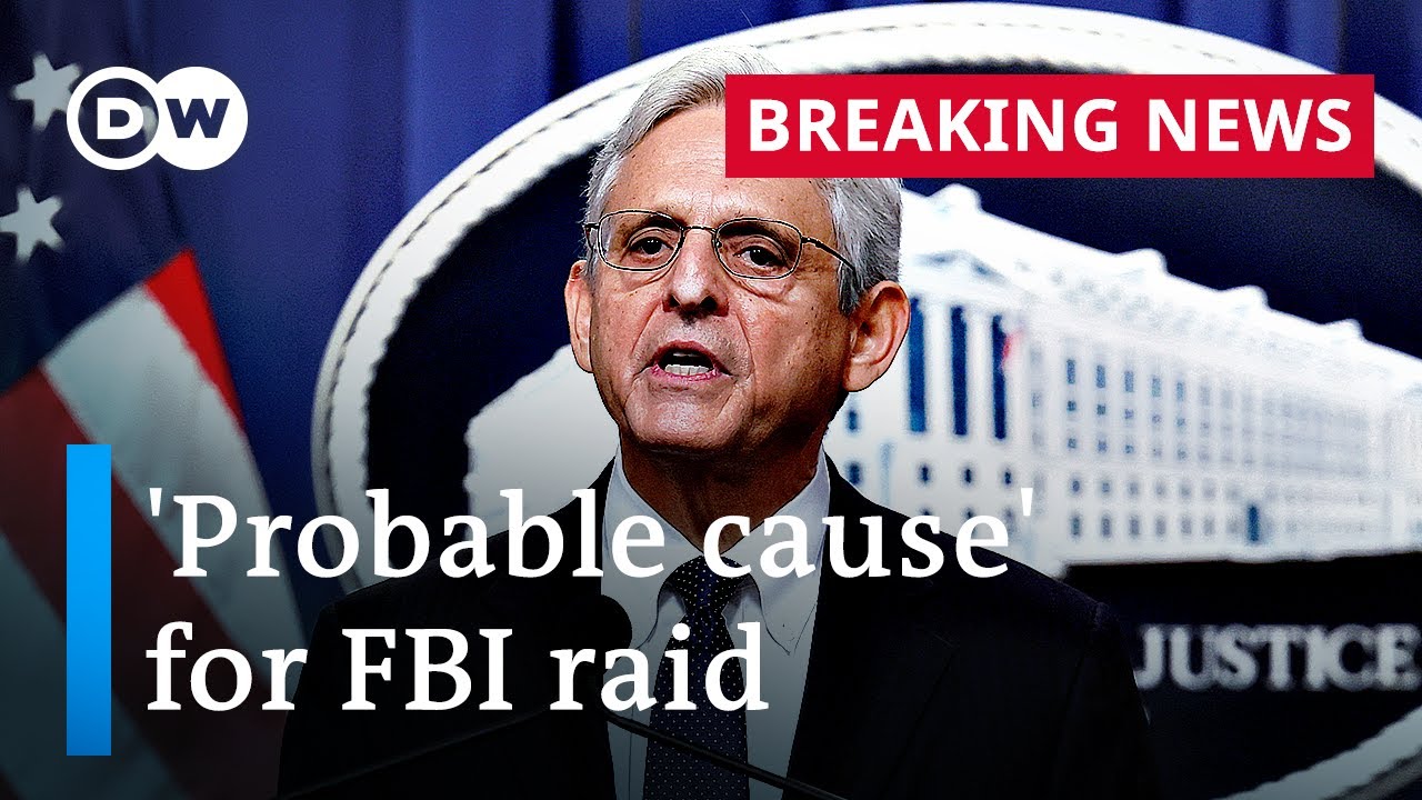 US Attorney General Garland breaks silence on FBI raid on Trump's home ...