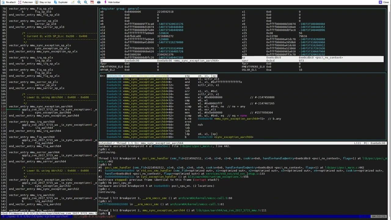 a small linux system for Aarch64 on QEMU: 11, boots the slave CPUs via PSCI in the EL3 firmware ...