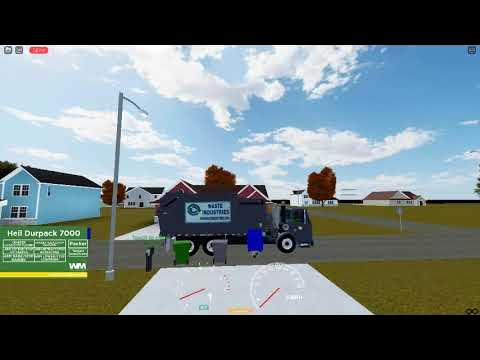 Waste Industries Heil Python on Recycling Part 1 - YouTube