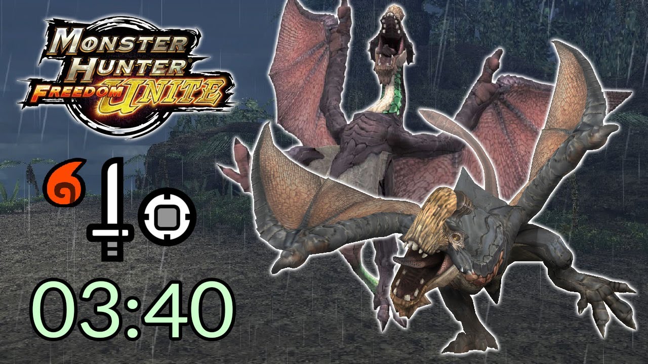 MHFU | The Poison Gas 03:40 Sword and Shield Solo - YouTube