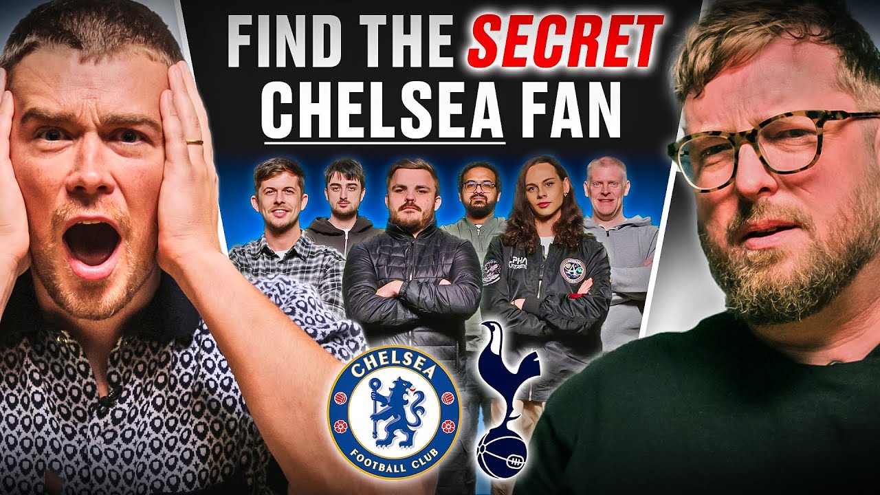 6 'Tottenham' Fans vs Secret Chelsea Fan | Find The Fake Fan - YouTube
