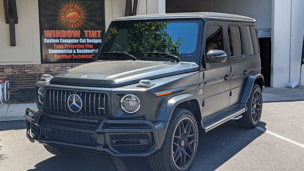 2020 Mercedes G63 window tint - YouTube