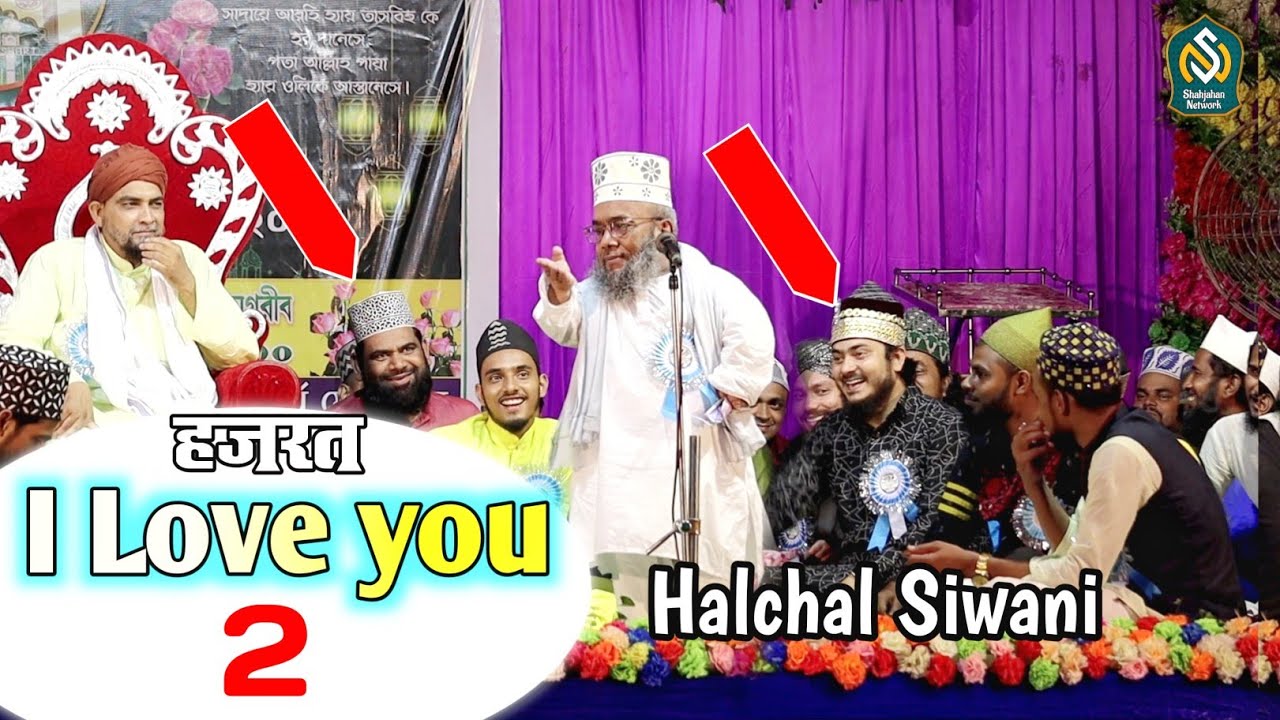हज़रत I Love you 2 kaha Halchal Siwani ne || Halchal Siwani Nizamat urse Taheri Patashpur 2023 ...