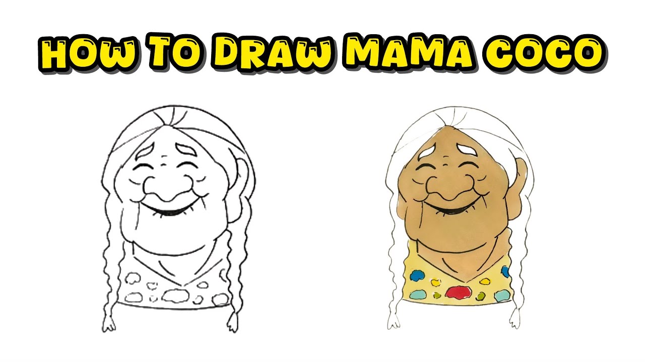 How to Draw Mama Coco – Follow Along Drawing Process and Create - YouTube