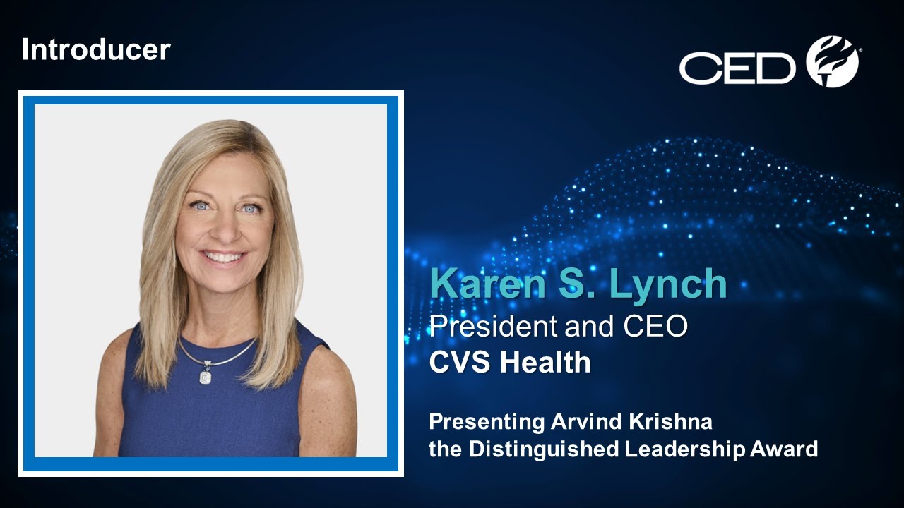 2023 CED Distinguished Leadership Awards: Karen S. Lynch - YouTube