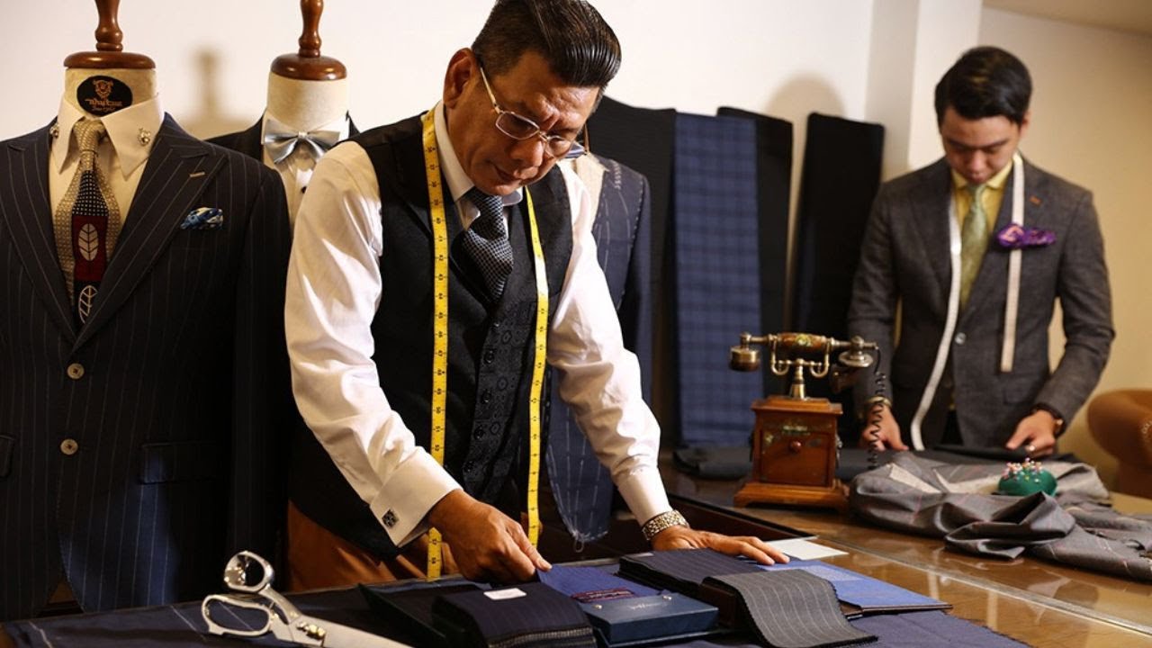 Handmade Tailored Suits Making Process by Korean Master Tailor - YouTube